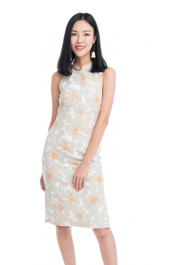 Renne Classic Cheongsam in Cream – Mint Ooak