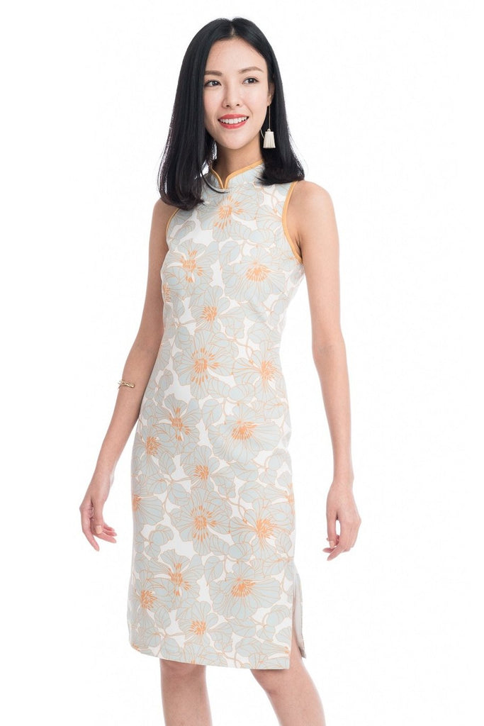 Renne Classic Cheongsam in Cream – Mint Ooak